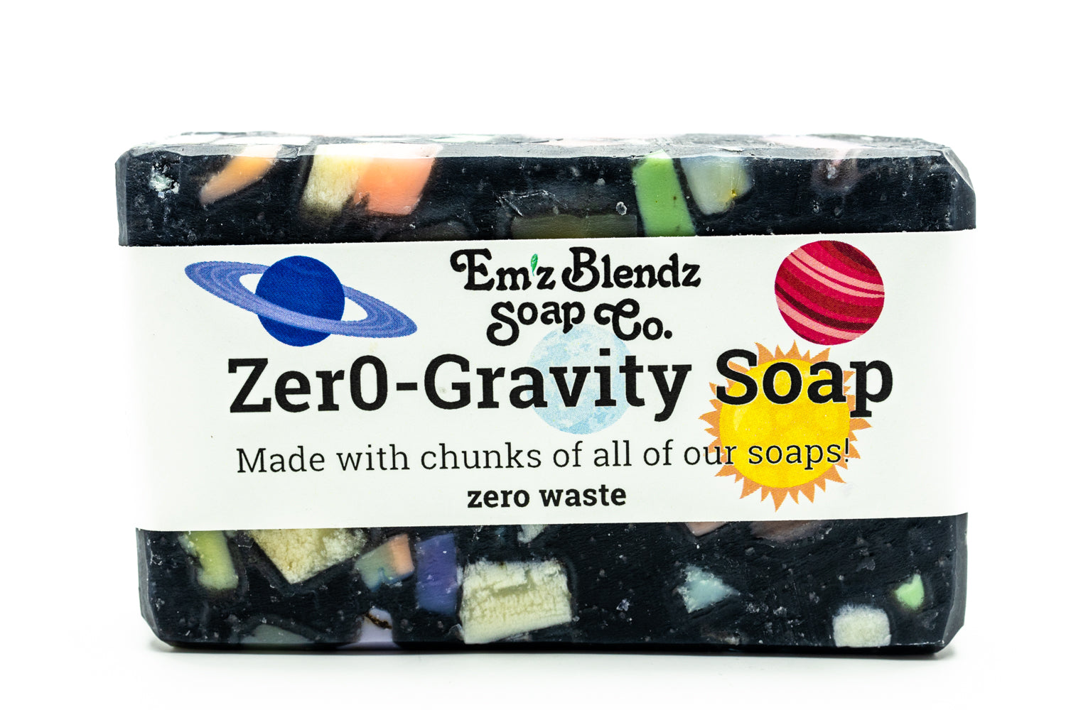Zero Gravity Soap | Detoxifying Charcoal Bar | Em'z Blendz