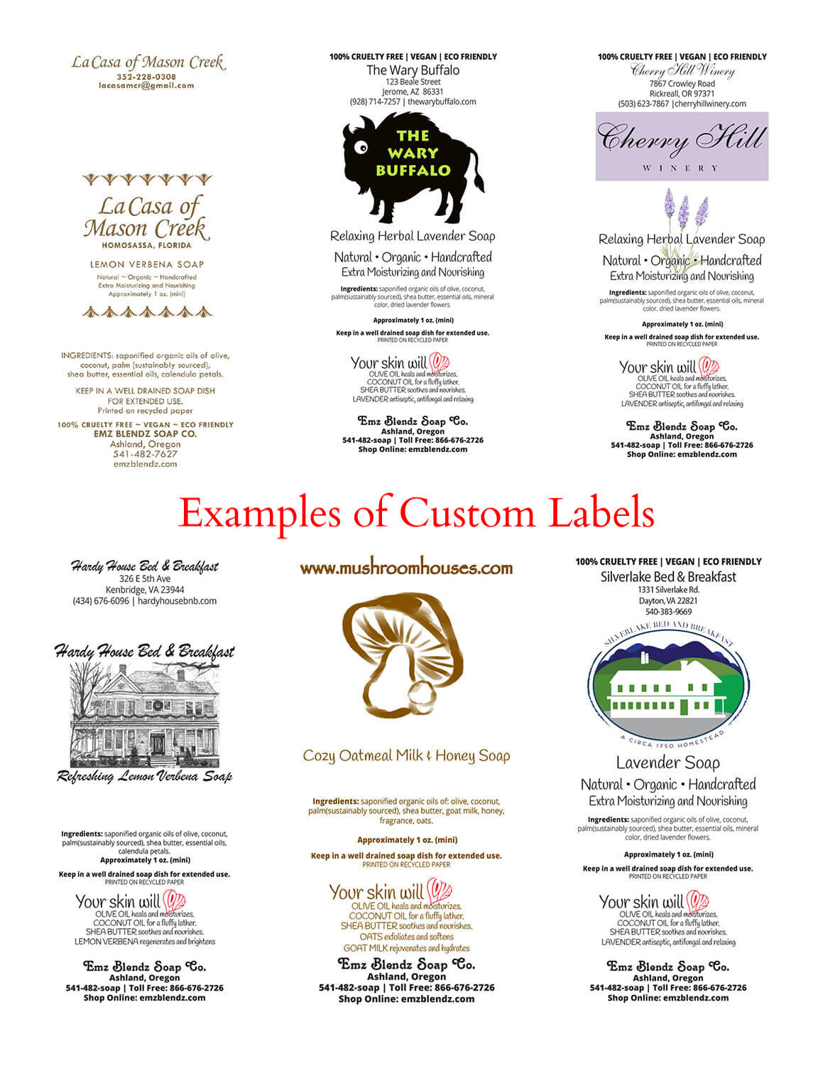 Custom Label Setup for Guest Toiletries | Em’z Blendz